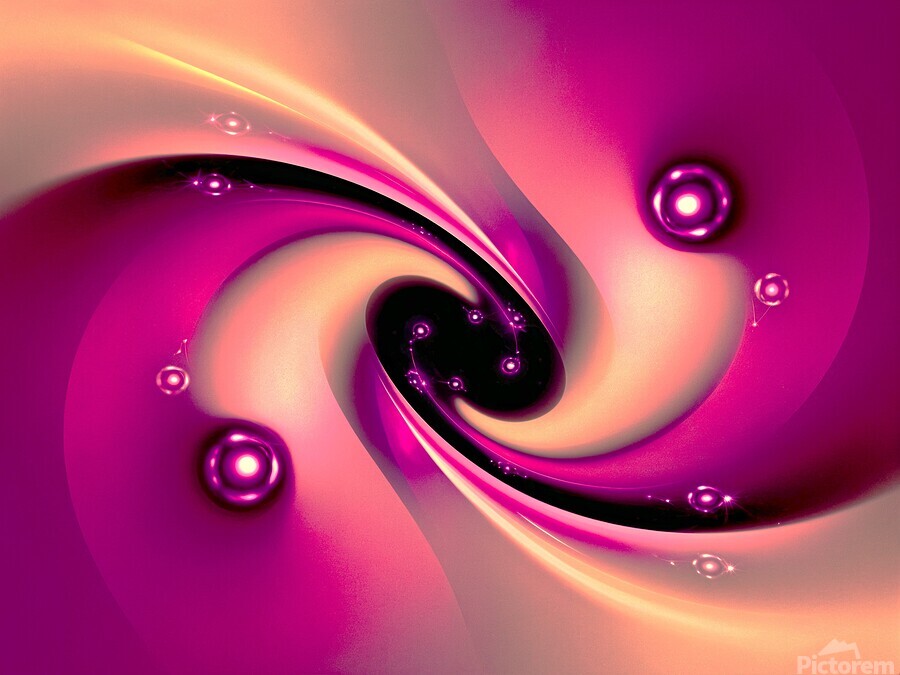 Dual Spiral Escape by Byron Johnson Wall Art