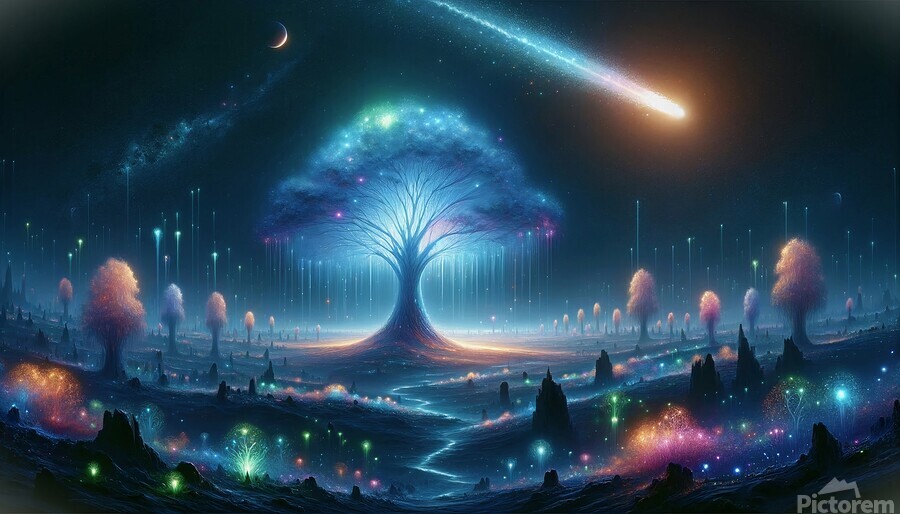 Wisdom Tree by Byron Johnson Wall Art