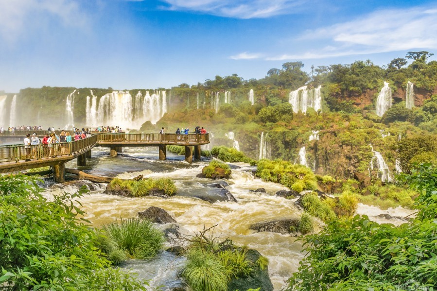 Devil throat waterfalls from brazilian border by Daniel Ferreia Leites ...