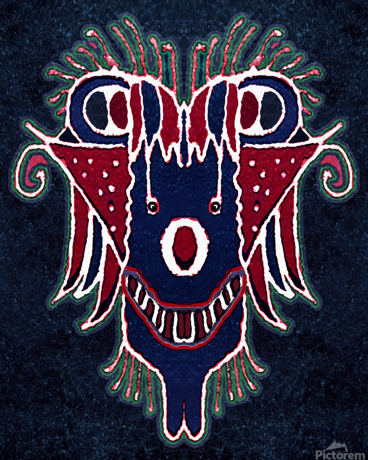 Fantasy Sketchy Drawing Mask Artwork by Daniel Ferreia Leites Ciccarino ...