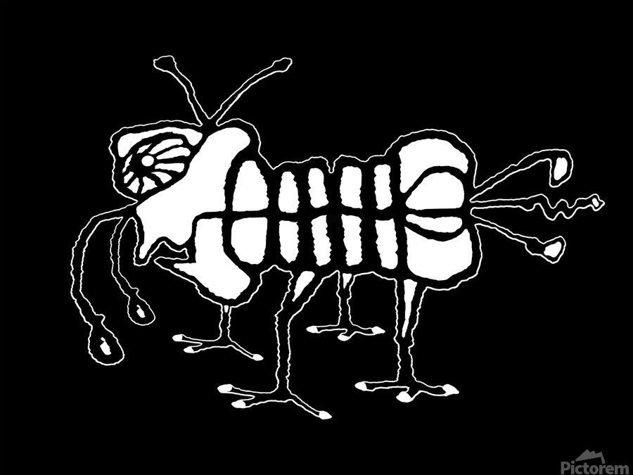 Fantasy Weird Insect Drawing Poster by Daniel Ferreia Leites Ciccarino ...