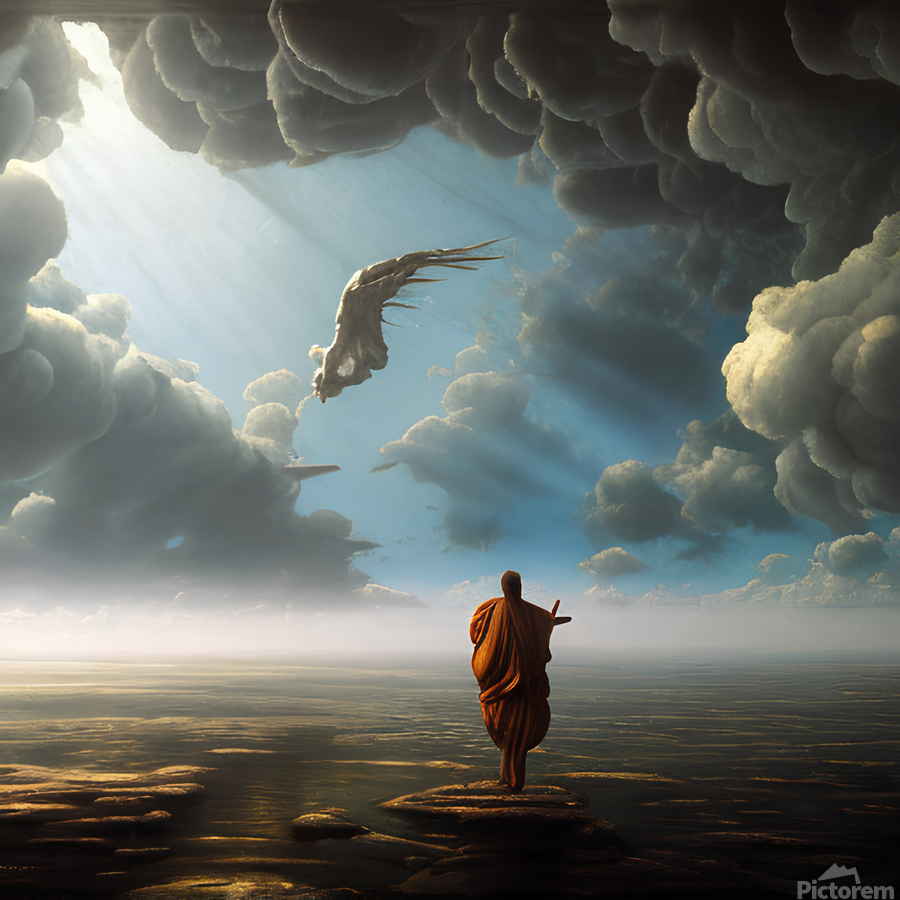 Father In The Sky by Roger Harrison Wall Art