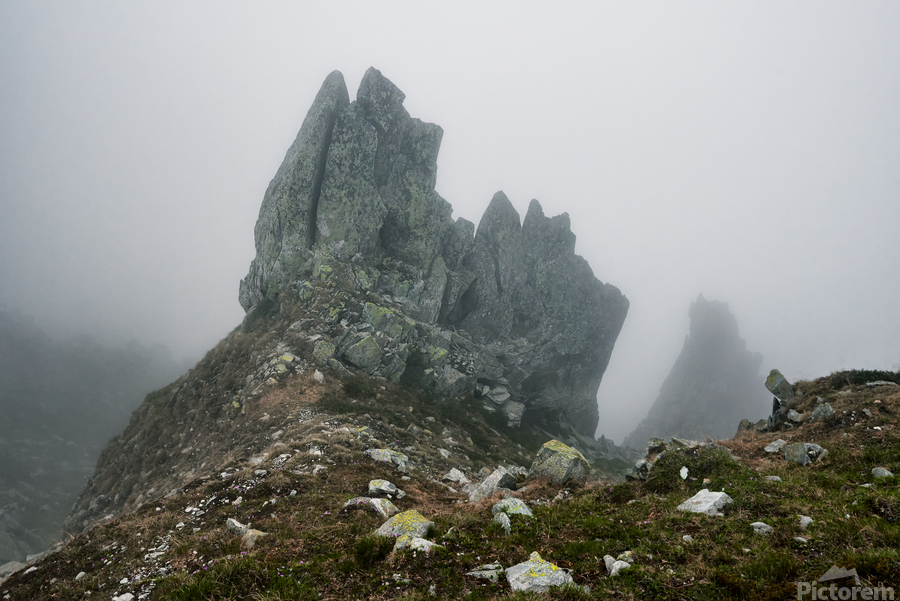 A strange peak shape by Catalin Ene Wall Art