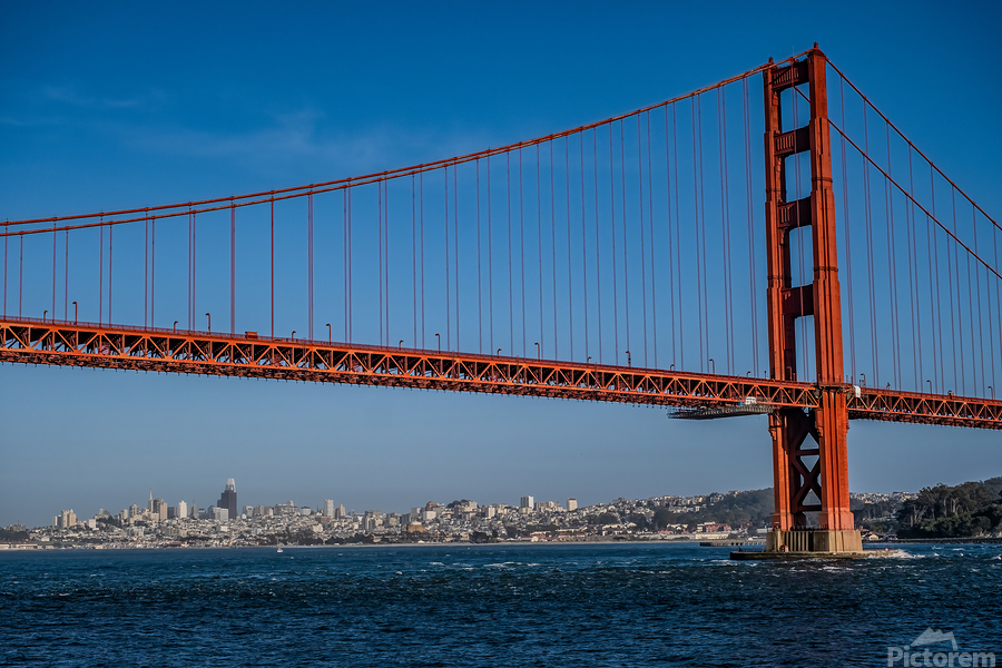 Golden Gate Bridge with San Francisco in Background by Darryl Brooks ...