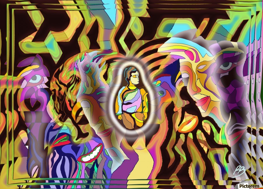 Layers Of A Conditioned Mind by pb Wall Art