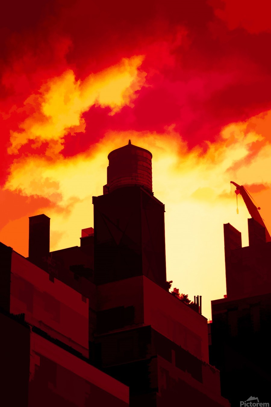 Red City by Kaye Wall Art