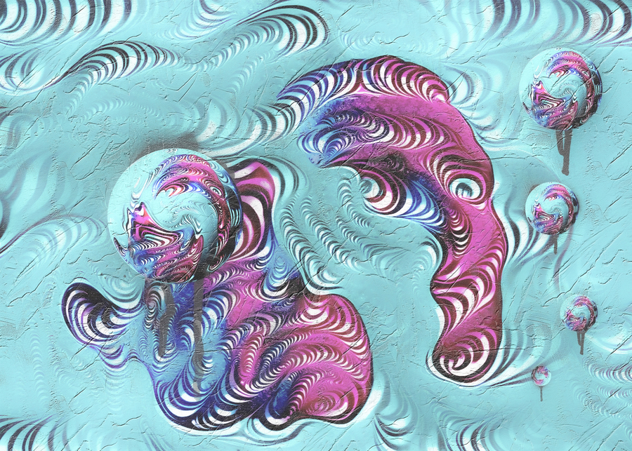 Geometric Surrealism 3 by D76gl1s M5nd5s Wall Art