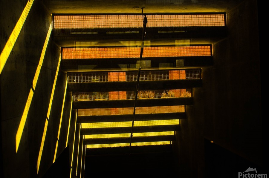 Windows Mesh and Light by David Pinter Wall Art