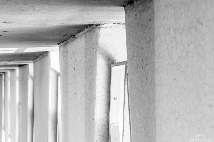 Abstract Light and Concrete by David Pinter Wall Art