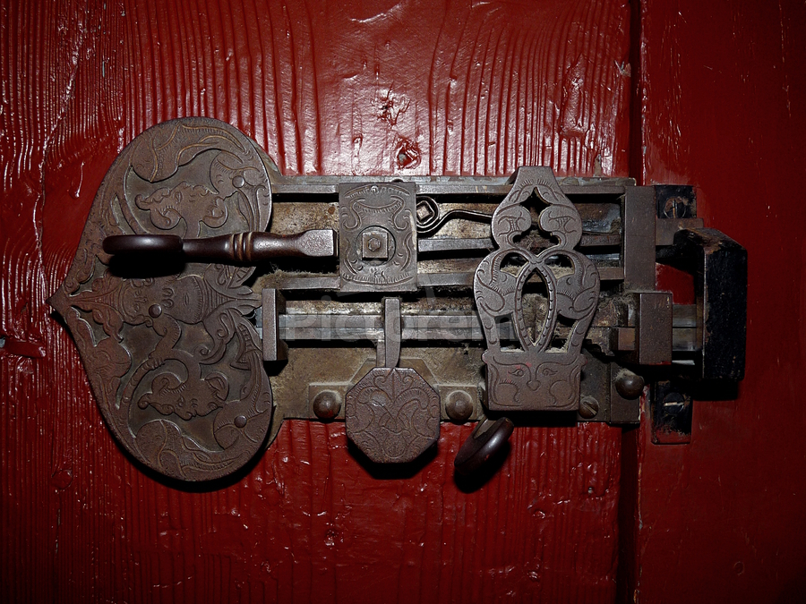 German Medieval Lock by Birgit Moldenhauer Wall Art