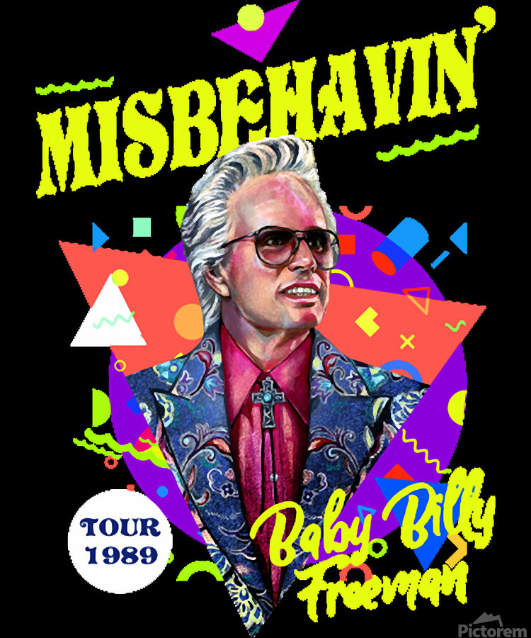 Misbehavin Baby Billy Freeman by MikeNKoch Wall Art