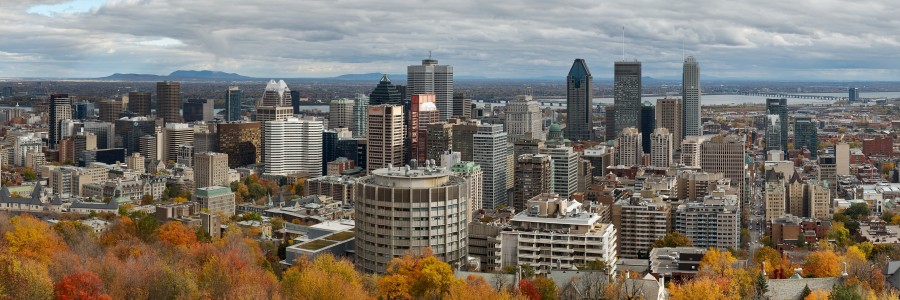 Montreal in Autumn colors by Serge Wall Art