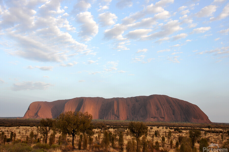 Majesty of Uluru: The Sacred Heart of Australia by FrankPhotos Wall Art