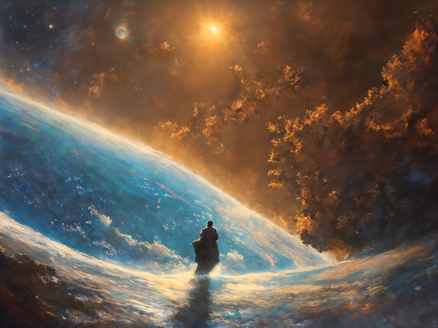 Divide the Light from the Dark by Blake Stauffer Wall Art