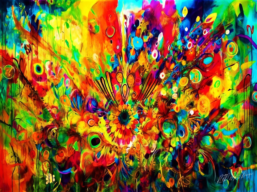 Abstract Shapes by SykArt Designs Wall Art