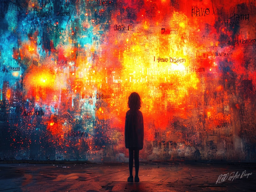 Dream Wall by SykArt Designs Wall Art