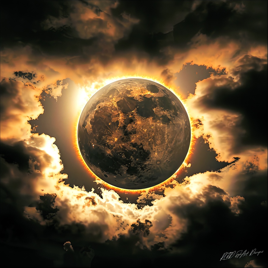 Eclipse by SykArt Designs Wall Art
