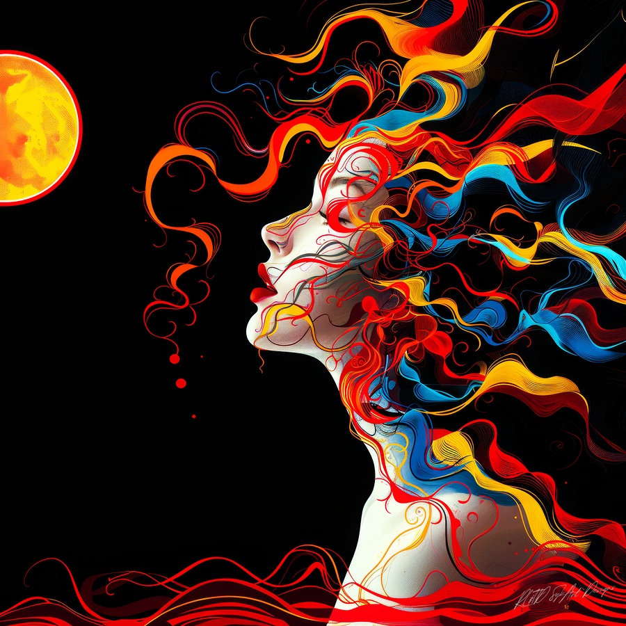 Lunar Graphics by SykArt Designs Wall Art