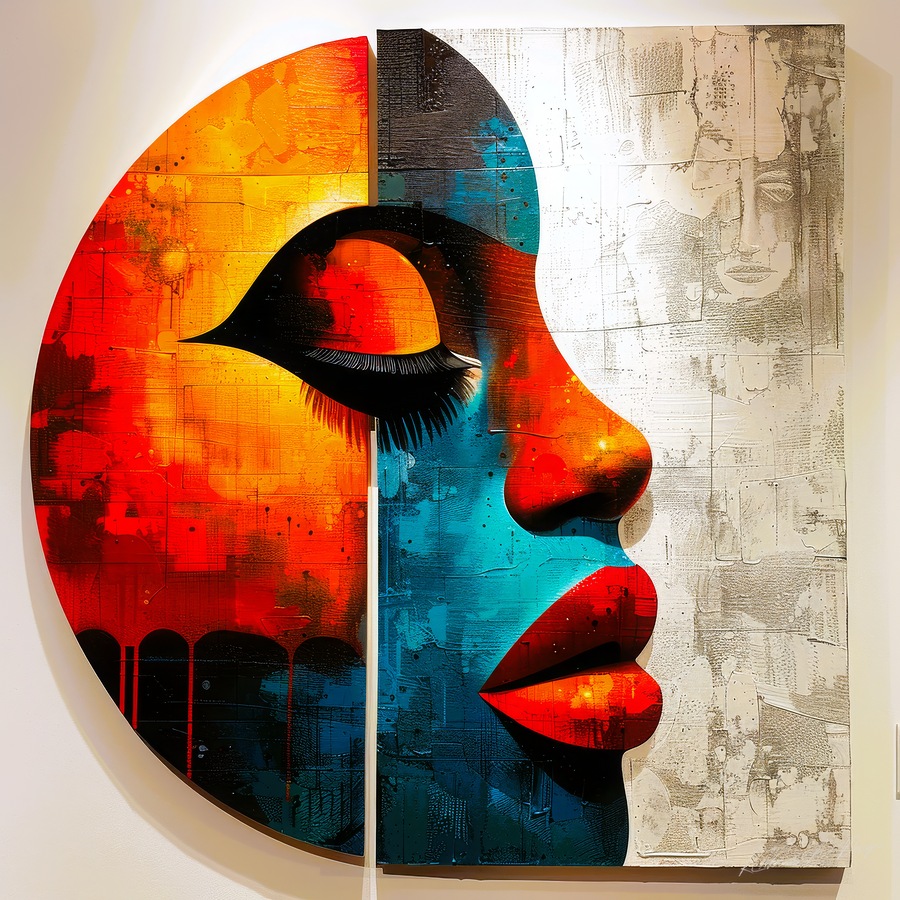 Lunar Tear by SykArt Designs Wall Art