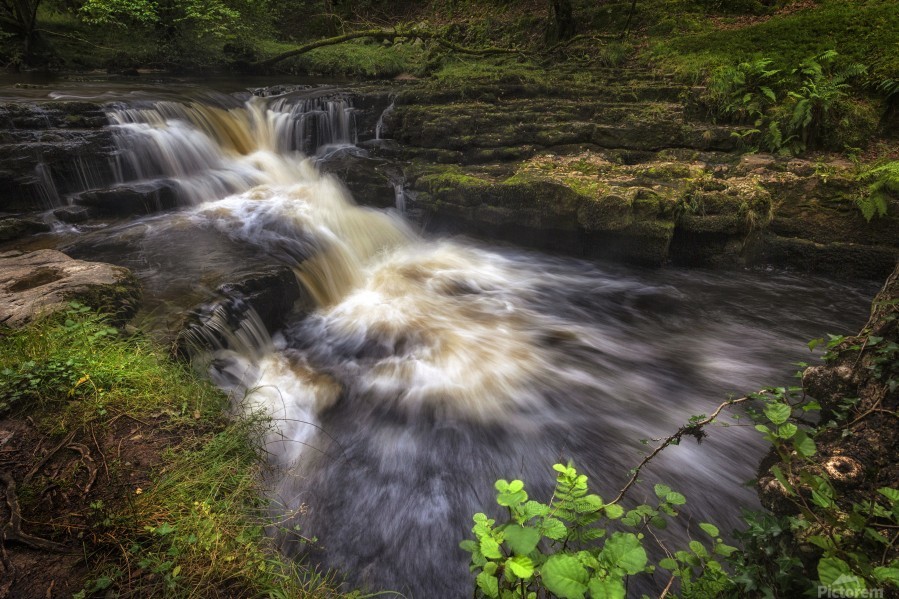 River Neath in Waterfall Country by Leighton Collins Wall Art