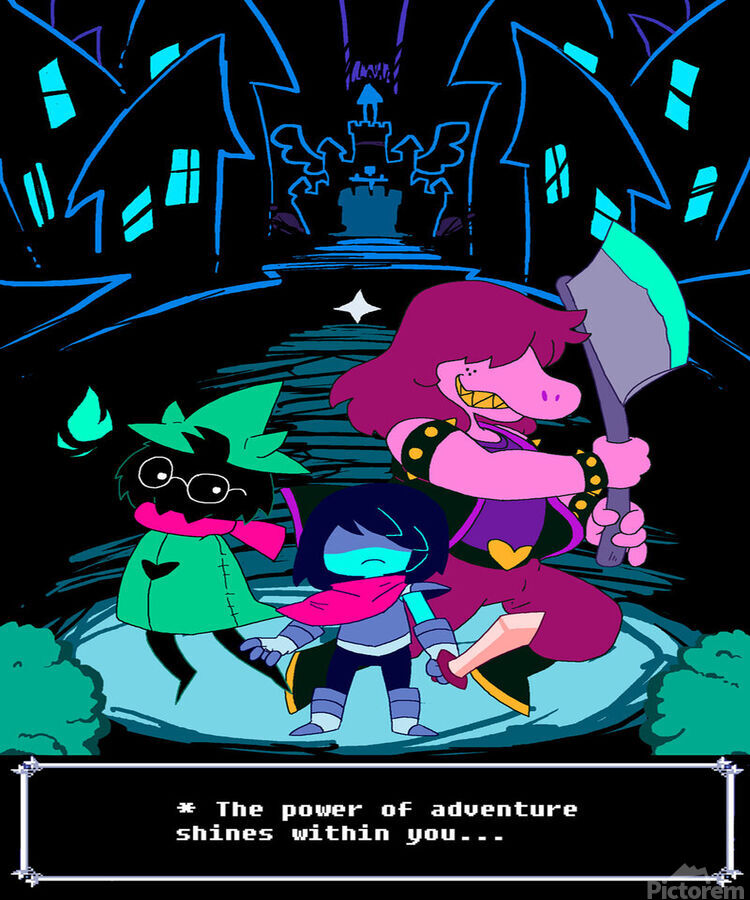 Deltarune by TanjaTKuster Wall Art