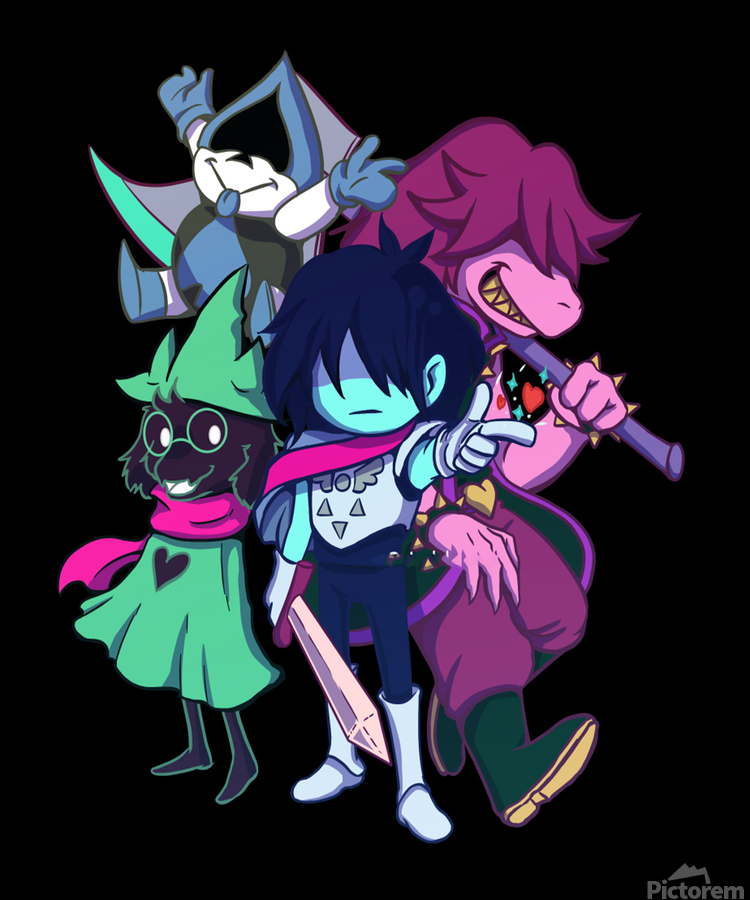 Deltarune by TanjaTKuster Wall Art