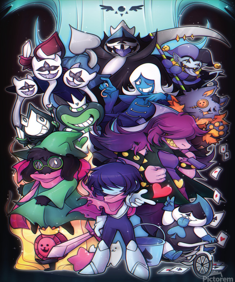 Deltarune by TanjaTKuster Wall Art