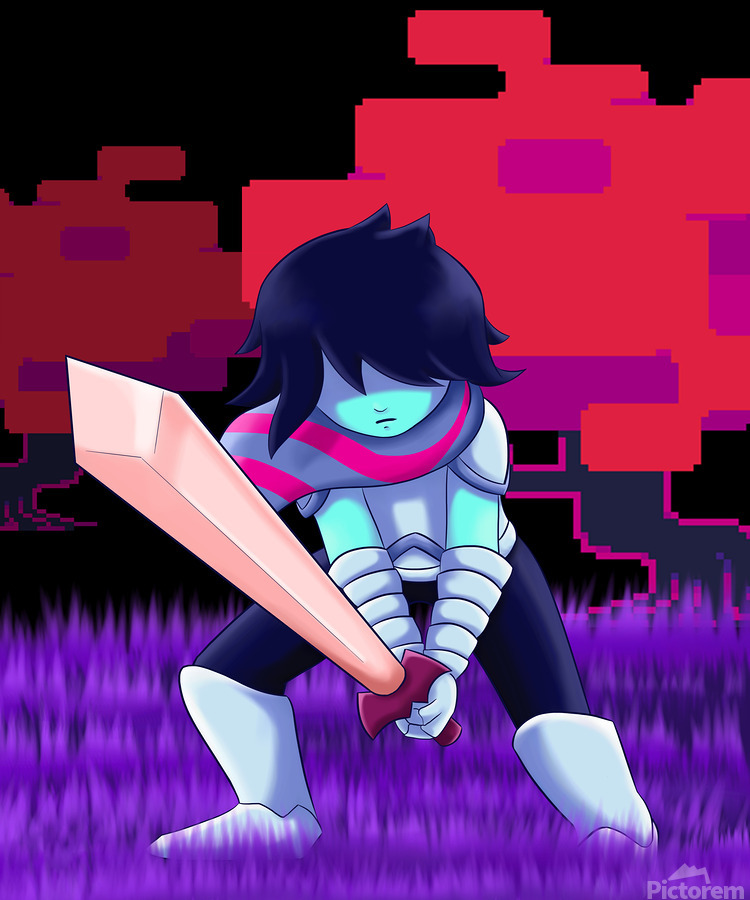 Deltarune by TanjaTKuster Wall Art