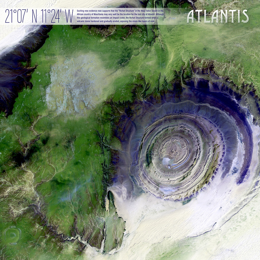 QEAA 000 – ATLANTIS Earth As Art by Masterwork Reimagined Wall Art