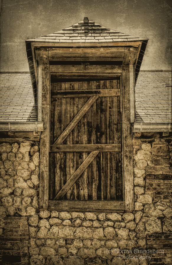 Normandy Dormer Window by Norma Brandsberg Photography Wall Art