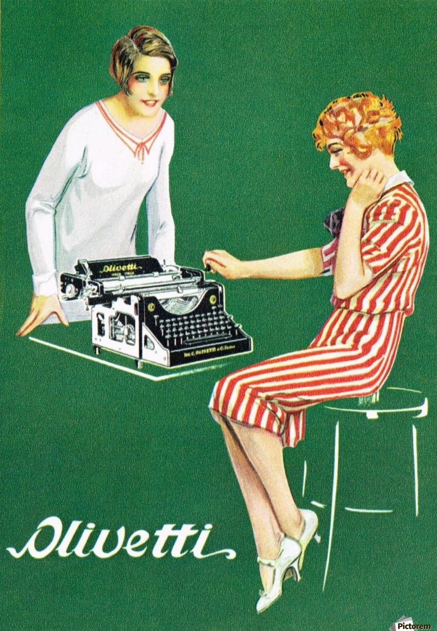 Olivetti poster by VINTAGE POSTER Wall Art