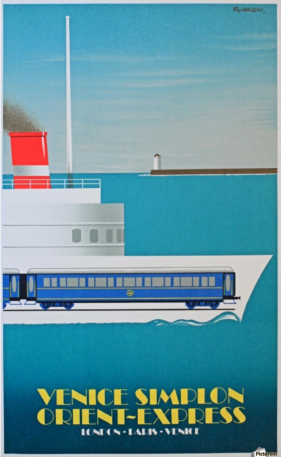 Simplon Orient Express Poster by VINTAGE POSTER Wall Art