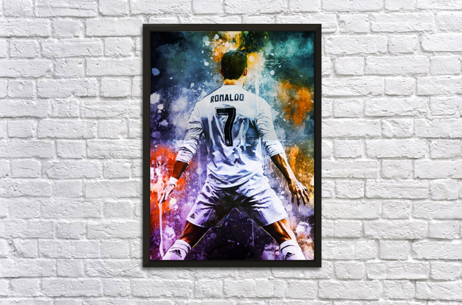 Cristiano Ronaldo by Coolbits Artworks Wall Art