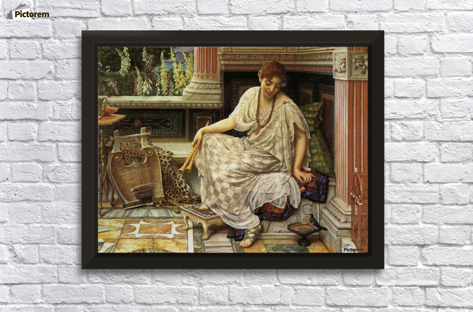 Chloe, Dulces Docta Modos et Citharae Sciens by Edward Poynter Wall Art