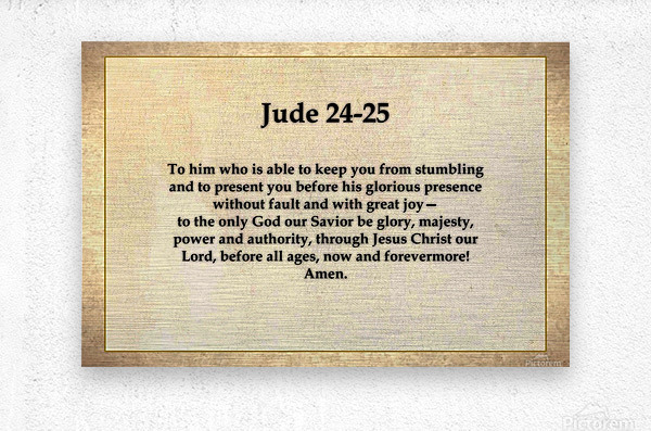 Jude 24 25 by Scripture on the Walls Wall Art