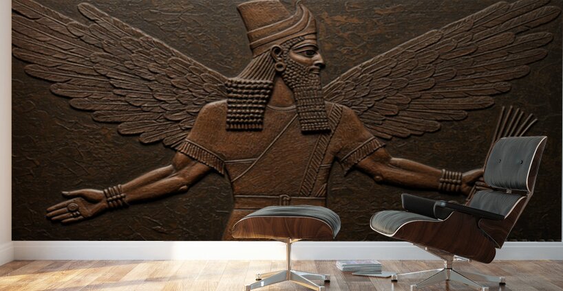 The Babylonian King Hammurabi the Sixth Amorite King: Brushed Design by ...