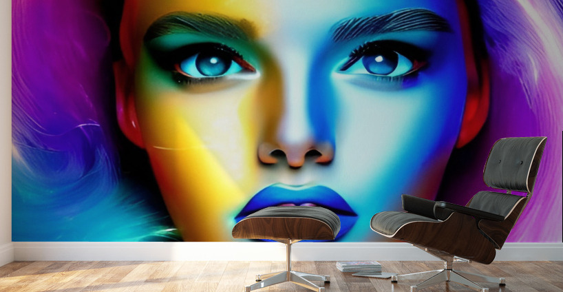 Portrait by Esmonbijouart Wall Art