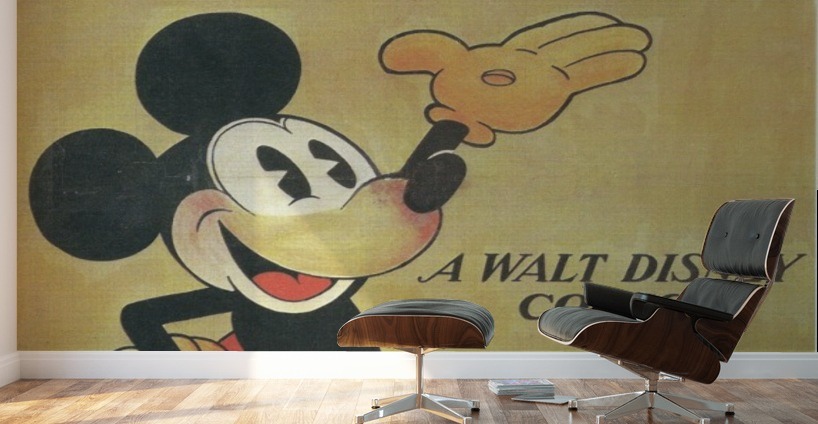 Mickey Mouse Sound Cartoon by VINTAGE POSTER Wall Art
