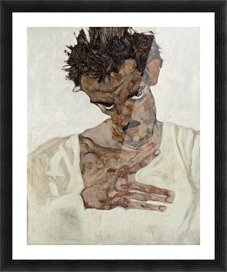 Egon Schiele - Self-Portrait - Egon Schiele