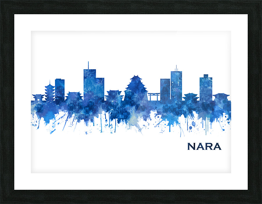 Nara Japan Skyline Blue - Towseef Dar
