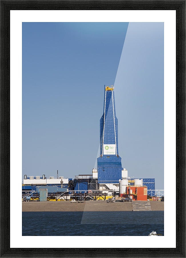 The Liberty Oil Rig in the Prudhoe Bay Oilfield on the North Slope ...