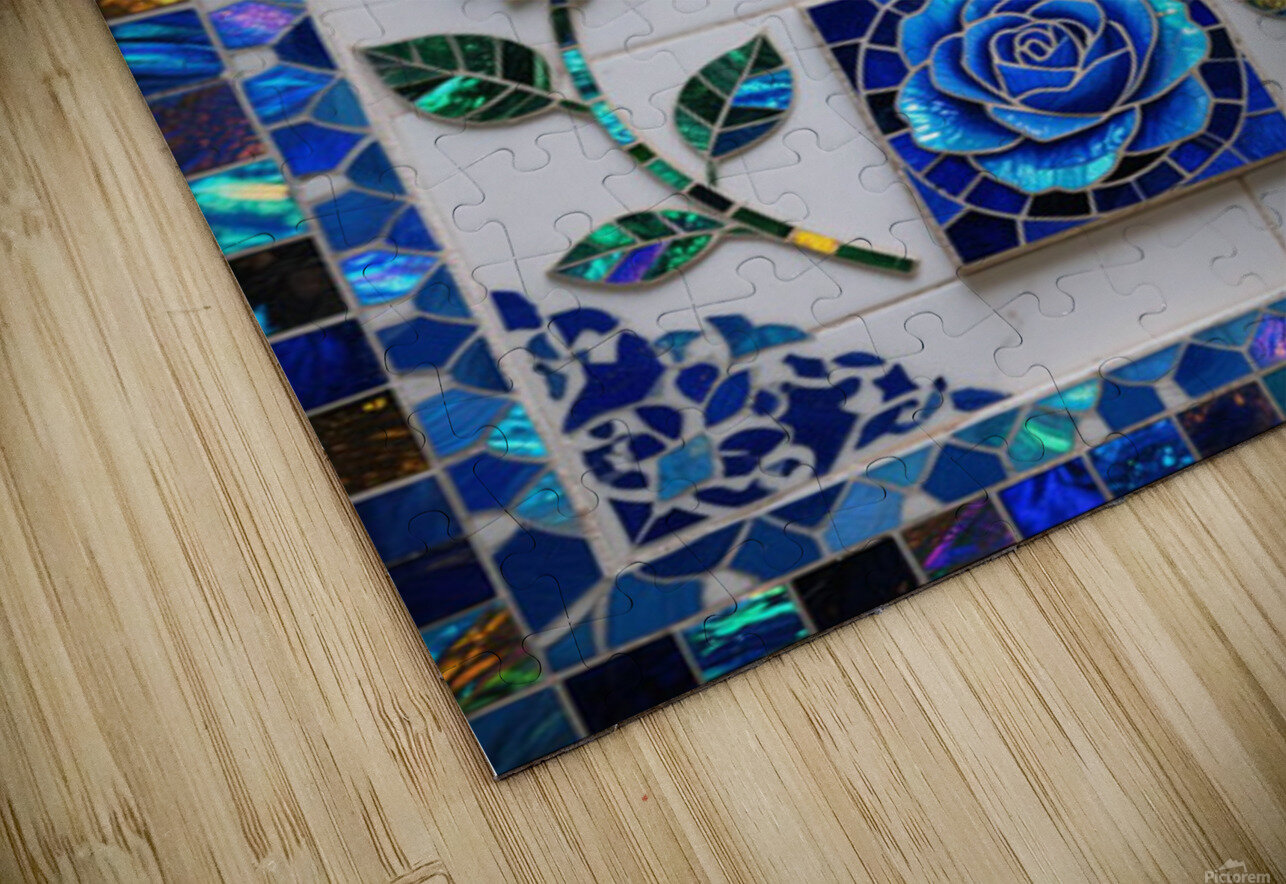 Luminous Devotion: Iridescent Ammolite Mosaic Flower Reliefs in Ecclesiastical Stained Glass — A ...