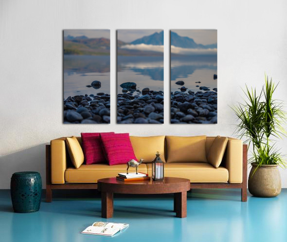 Apgar Lake Glacier National Park by Dhaval H Patel Photography Wall Art