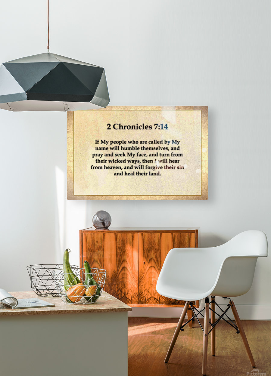 2 Chronicles 7 14 by Scripture on the Walls Wall Art