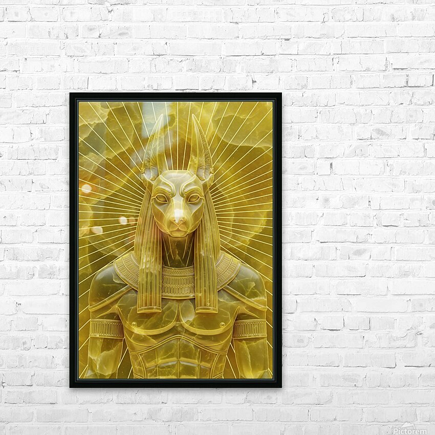 Anubis: The Gilded Soul Guide by Sumer Paintings Wall Art