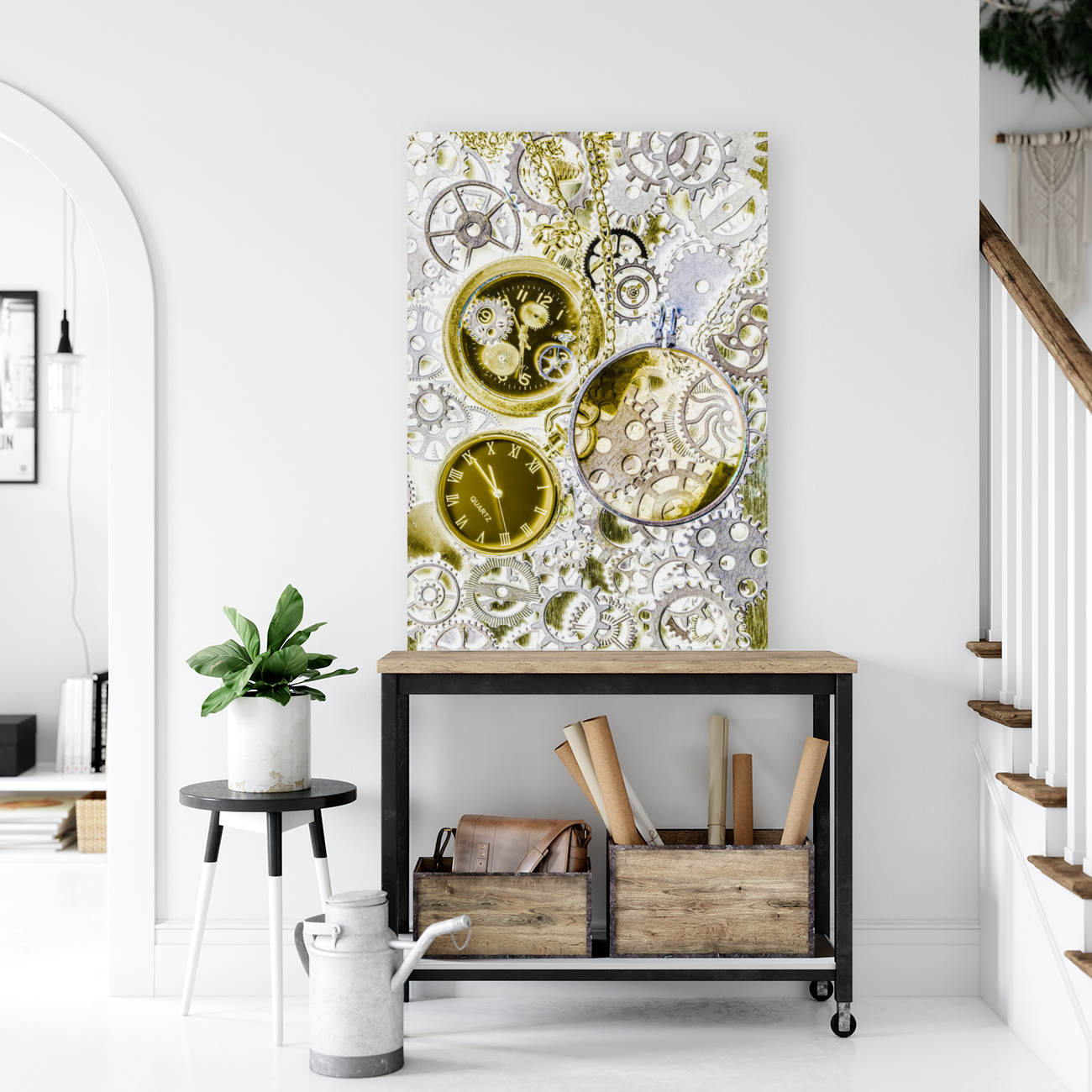 Age of circular machines by Jorgo Wall Art
