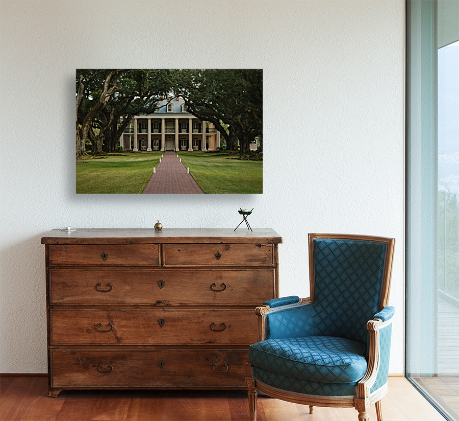 Famous Oak Alley Walkway by Taylor Ehat Photography Wall Art