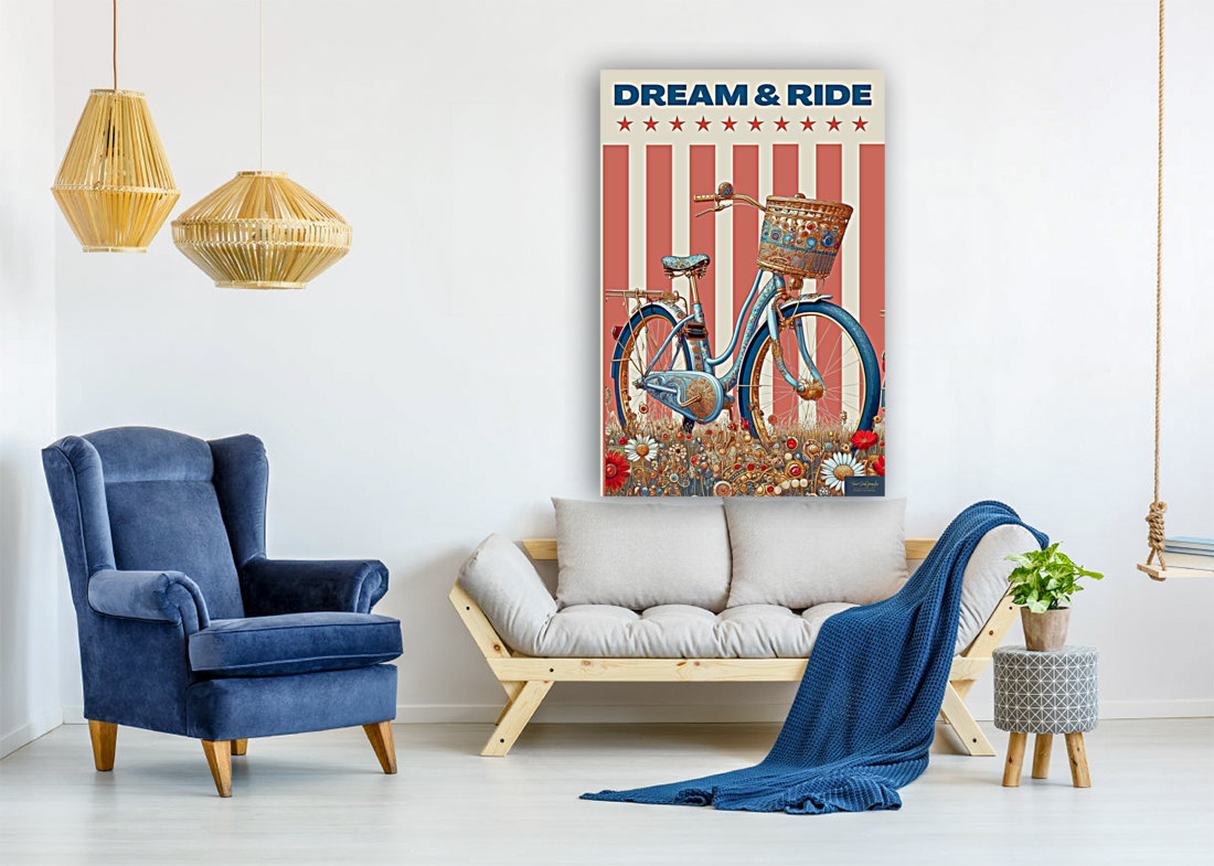 Dream and Ride- Art Giclee Paper- Wood- Metal- Canvas by Doug and ...