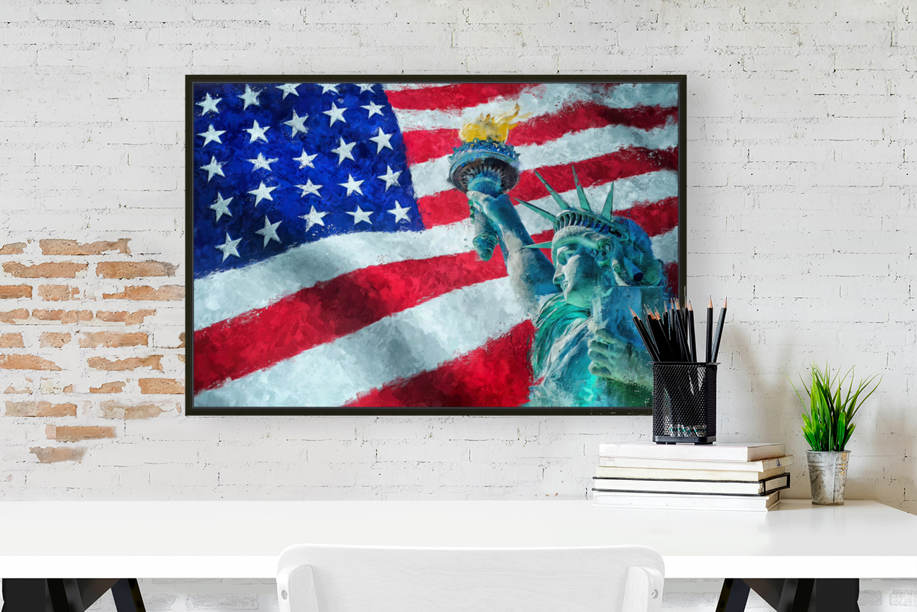 American Freedom by ARTenyo art Wall Art