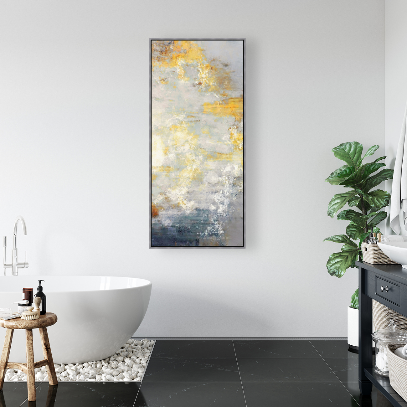 Celestial Reflections - Abstract Art - Crop Version 1 by Jaison ...